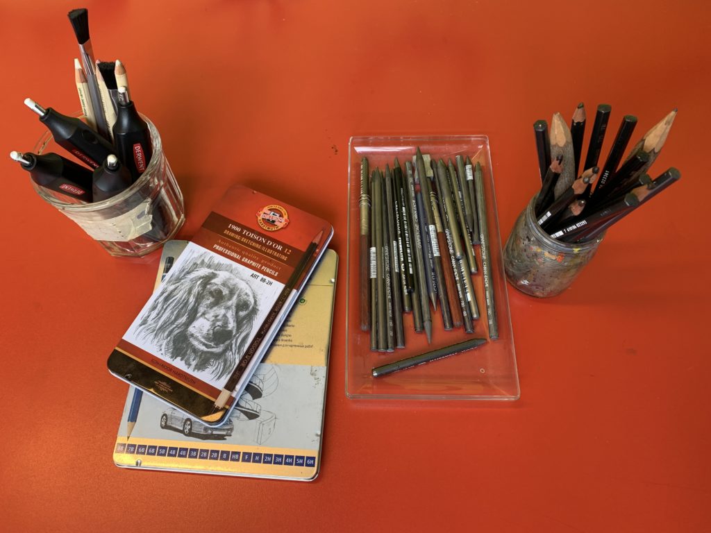 Dessin au crayon gris - XyZèbre - Ombres et lumières